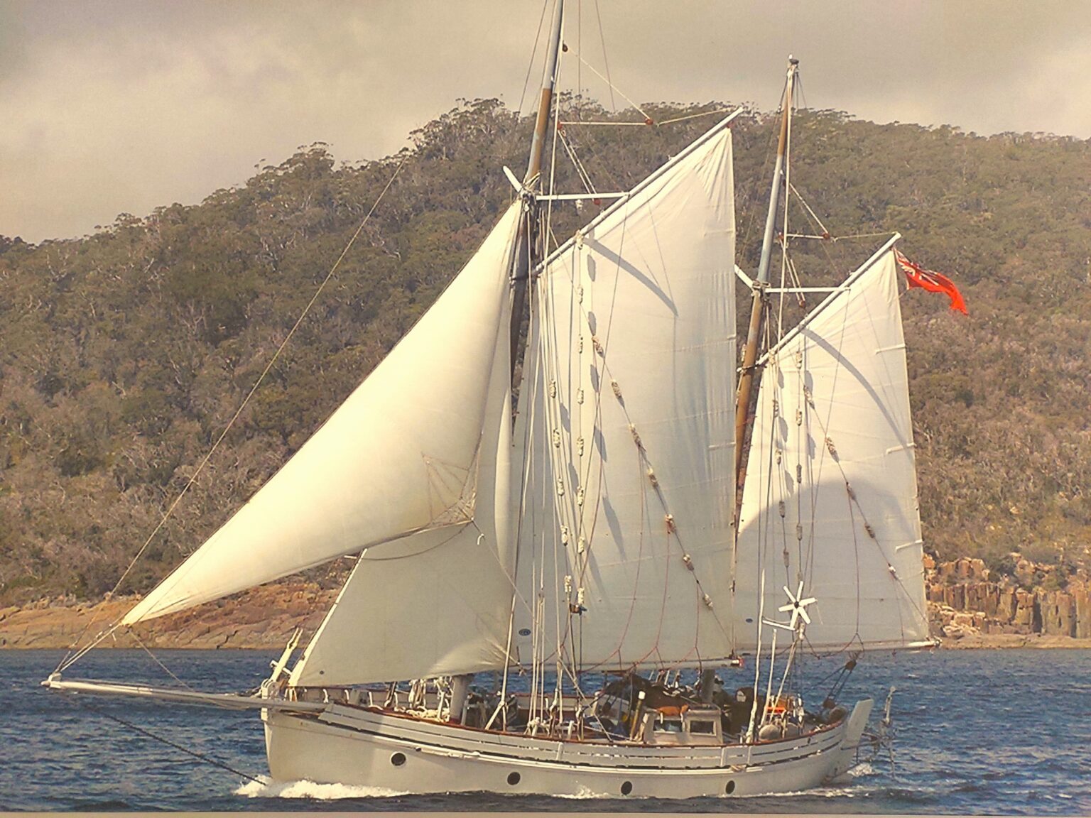 IRENE: Colin Archer Double ended Gaff Rigged Ketch - NZ Boat Sales