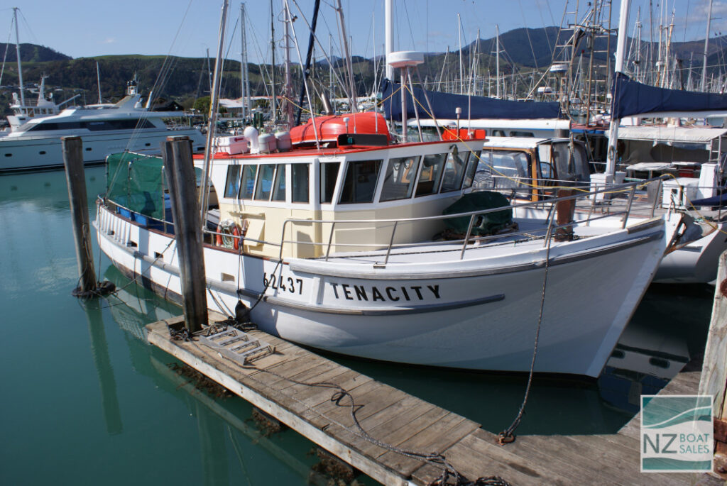 Tenacity: Very well maintained, two owner vessel designed by Jack Guard