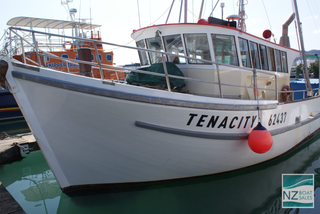 Tenacity: Very well maintained, two owner vessel designed by Jack Guard