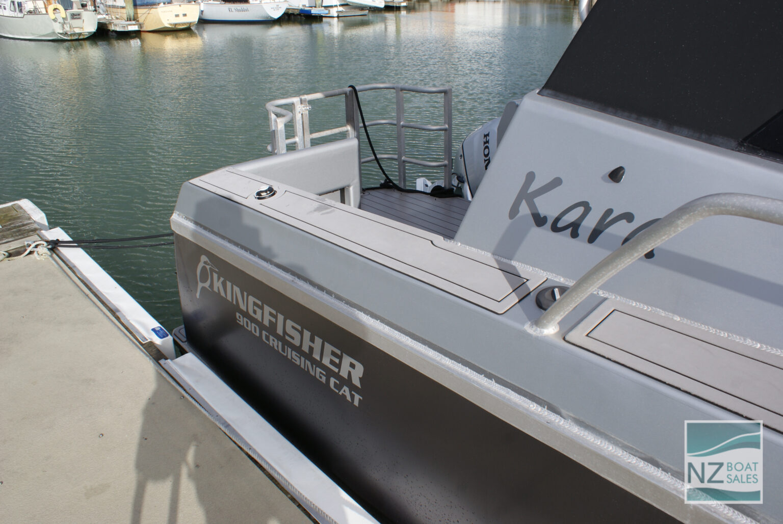KARA: Kingfisher 900 Multihull with Trailer - NZ Boat Sales